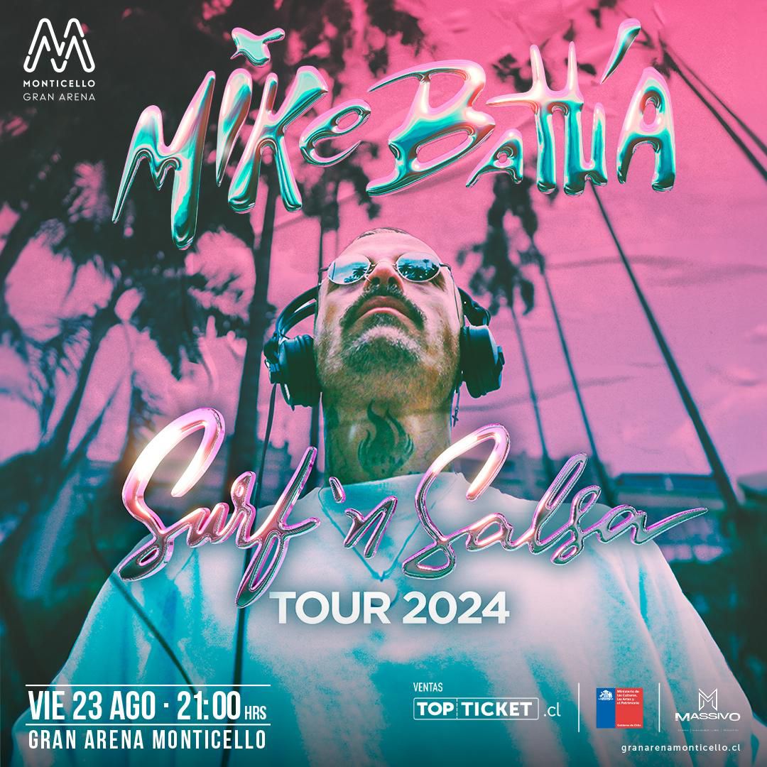 MIKE BAHÍA LLEGA GRAN ARENA MONTICELLO CON "SURF´N SALSA TOUR 2024" - Más allá del Rosa