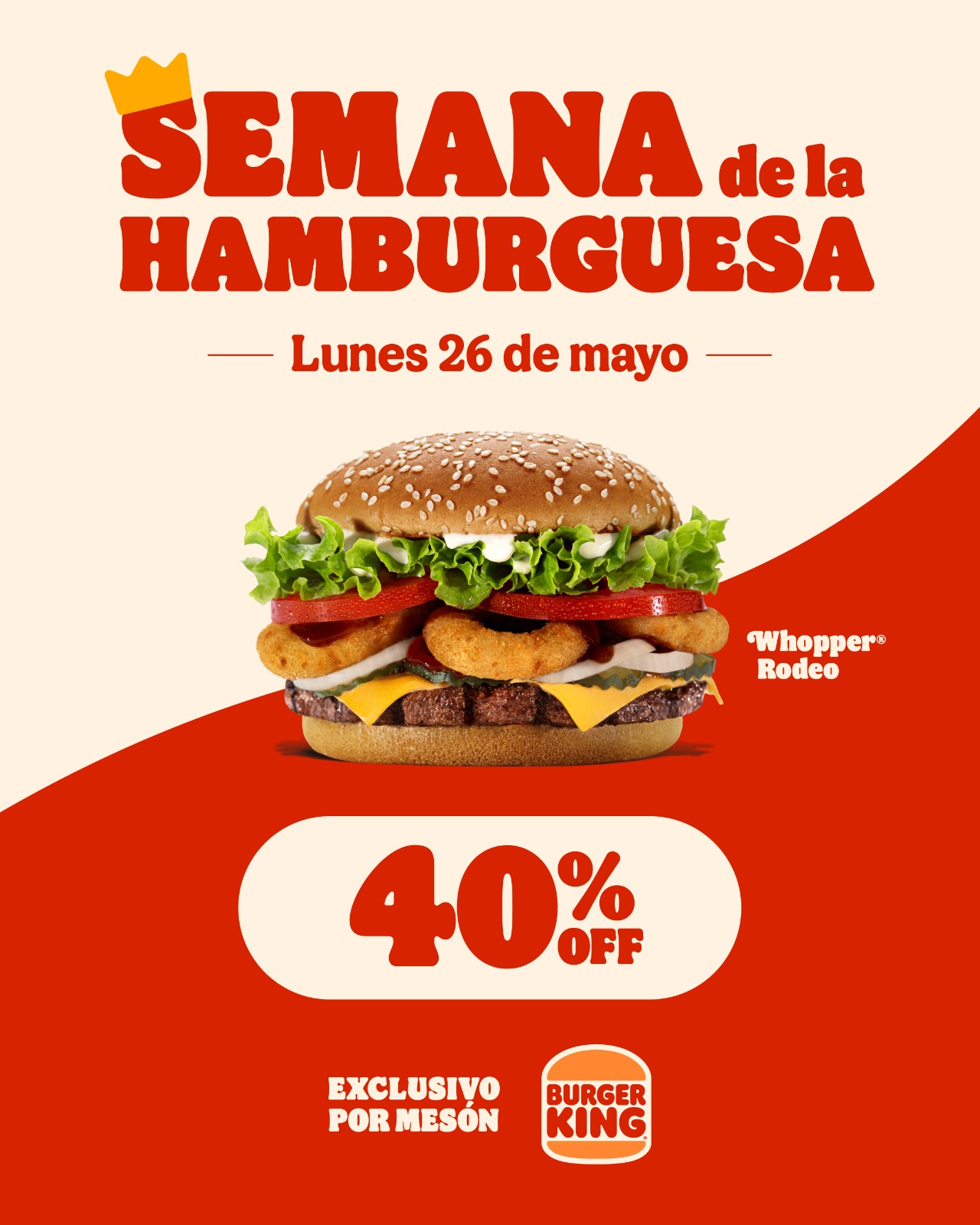 Celebra el Día de la Hamburguesa con Burger King - Más allá del Rosa