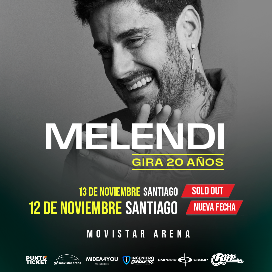 Melendi suma nueva fecha en Chile - Más allá del Rosa