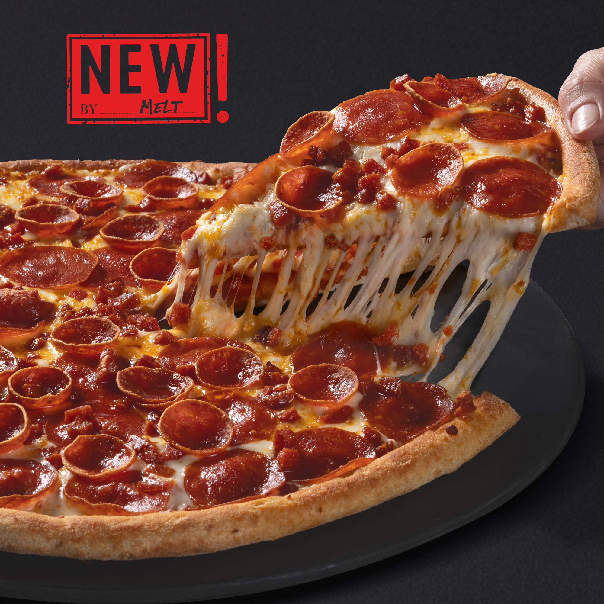Melt Pizzas: 3 tipos de pepperoni en una sola pizza - Más allá del Rosa